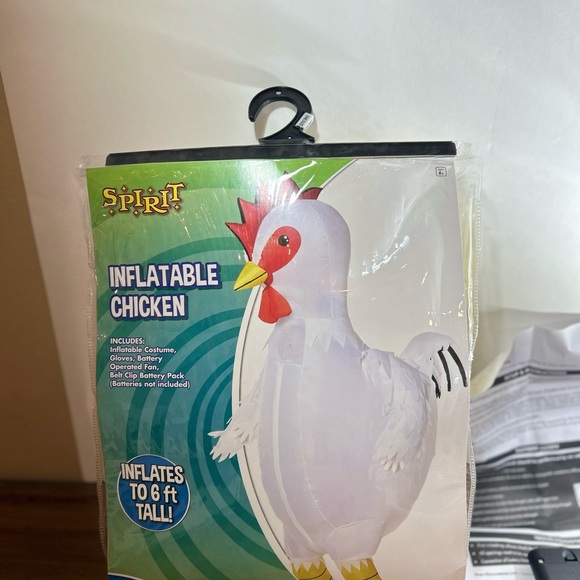 Spirit | Party Supplies | Spirit White And Red Inflatable Chicken ...